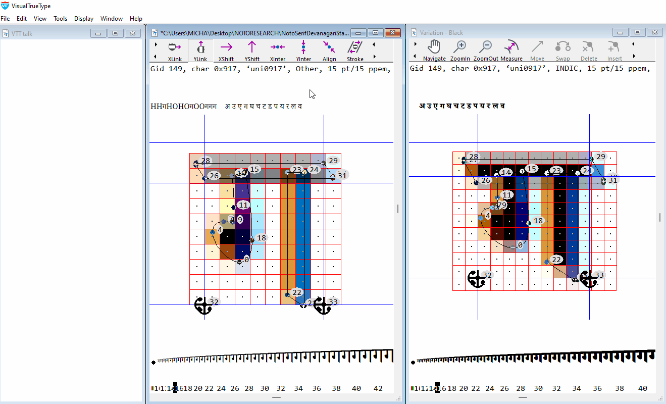 A Guide To Hinting Complex Script Variable Fonts With Visual TrueType